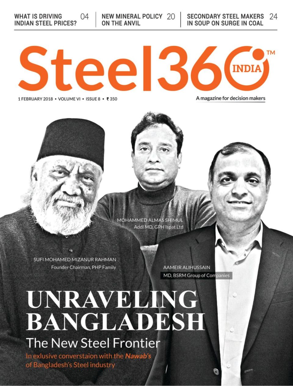 Get digital access to Steel 360 - February 2018 issue | Magzter.com