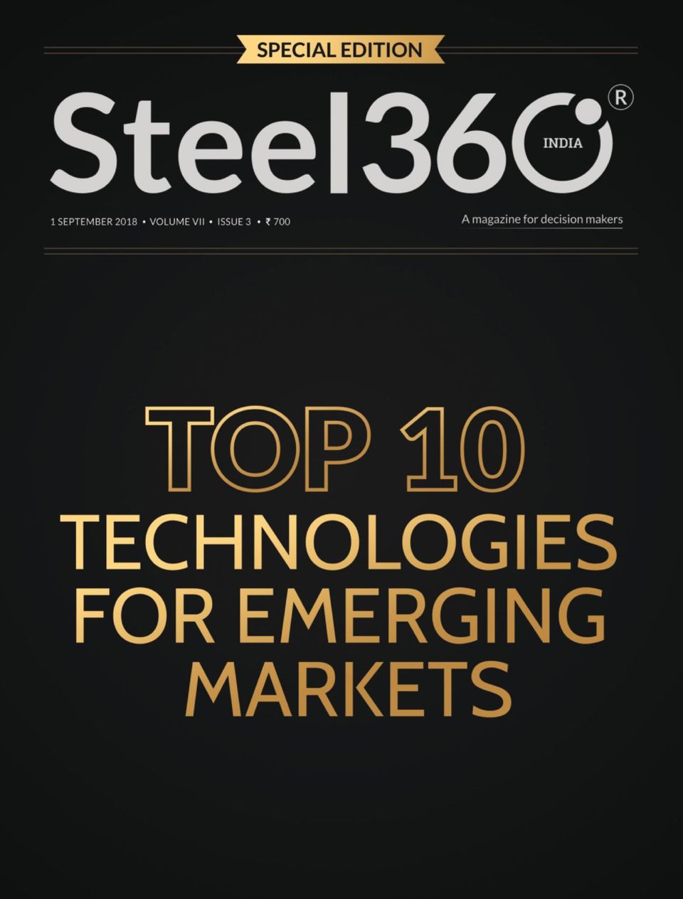 Steel 360-September 2018 Magazine - Get your Digital Subscription