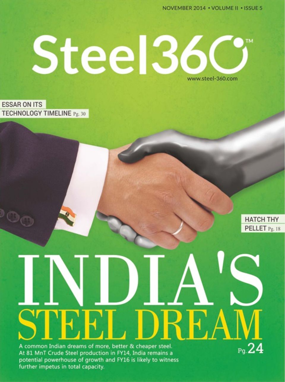 Get digital access to Steel 360 - November 2014 issue | Magzter.com