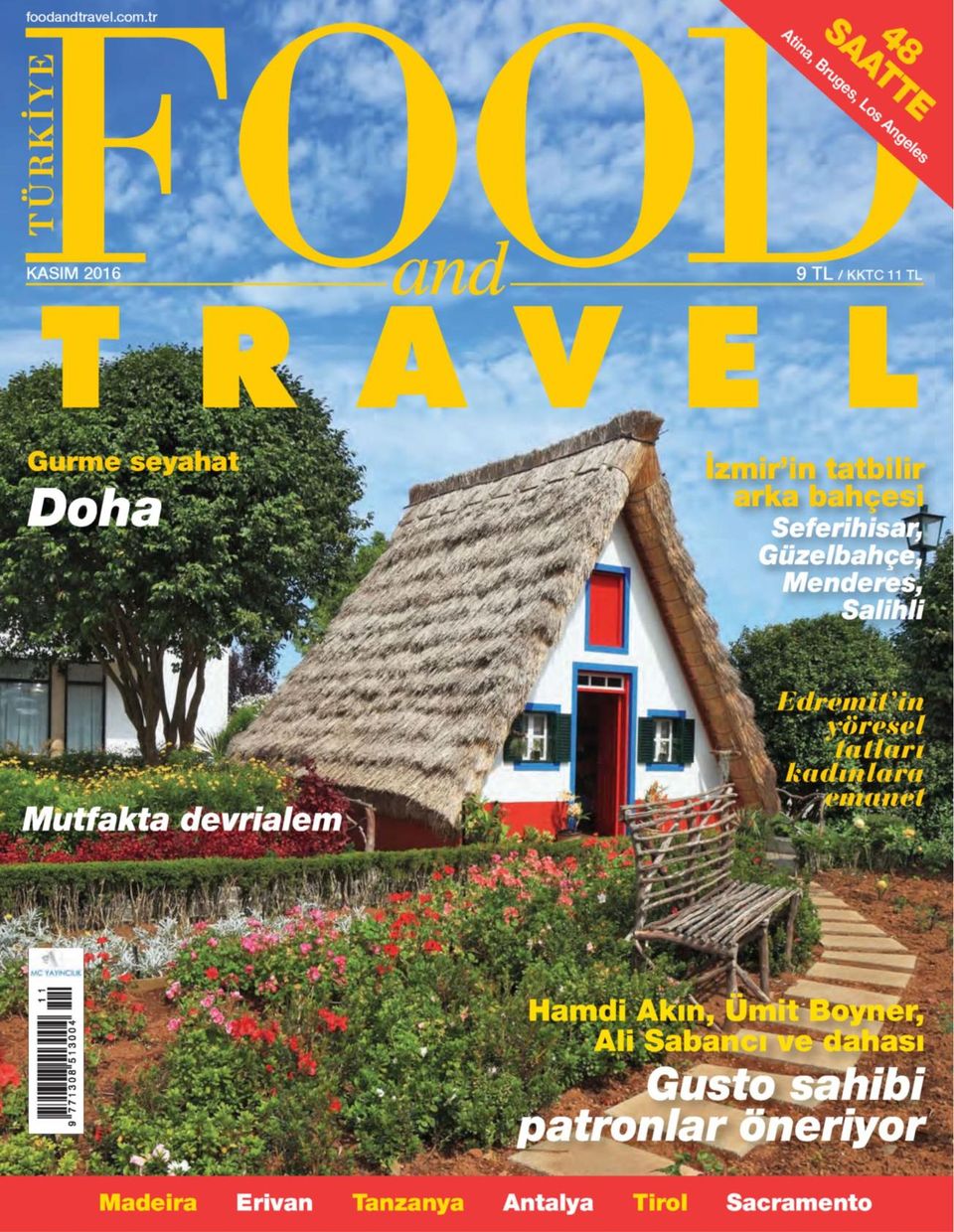 Food and Travel Turkiye-Kasim 2016 Magazine - Get your Digital Subscription