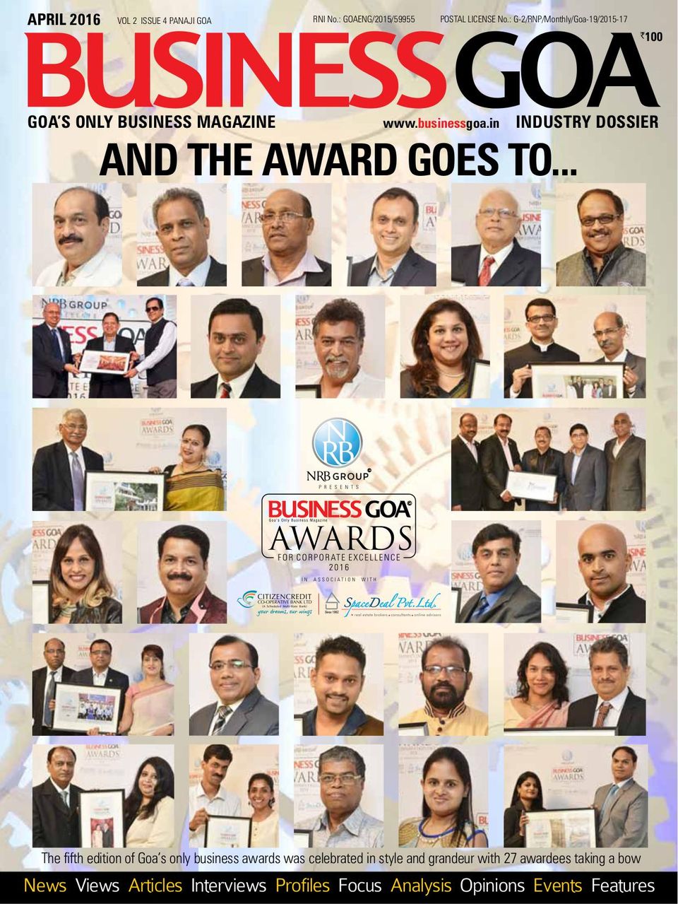 Get digital access to Business Goa - April 2016 issue | Magzter.com
