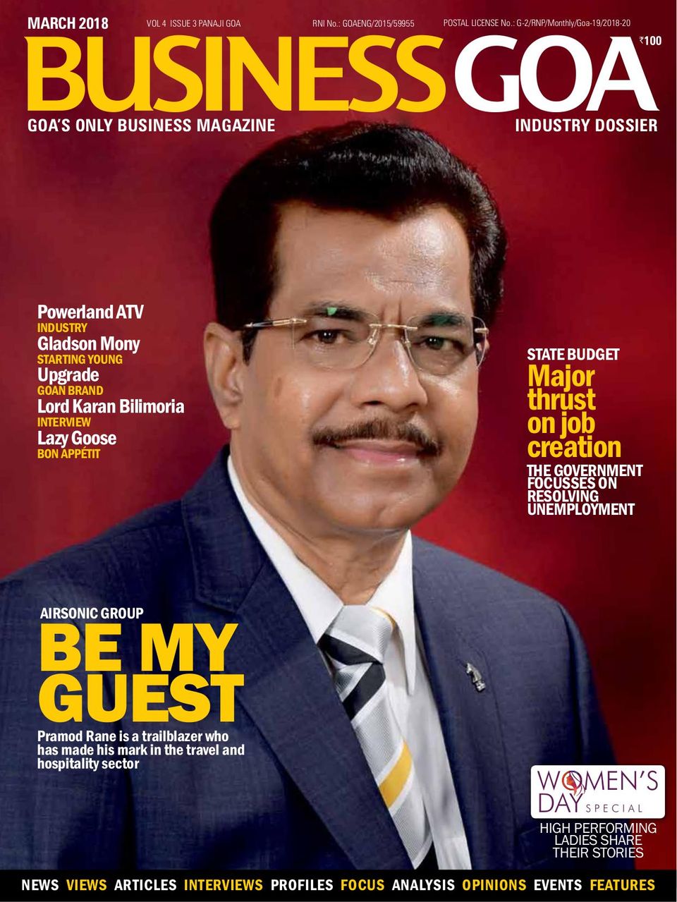 Get digital access to Business Goa - March 2018 issue | Magzter.com