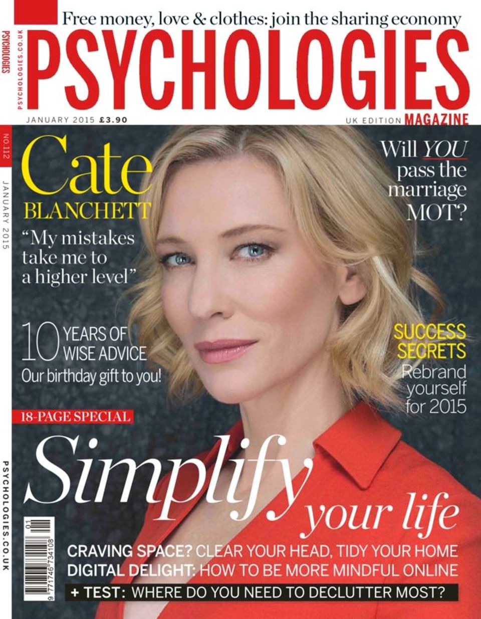 Get digital access to Psychologies UK - January 2015 issue | Magzter.com
