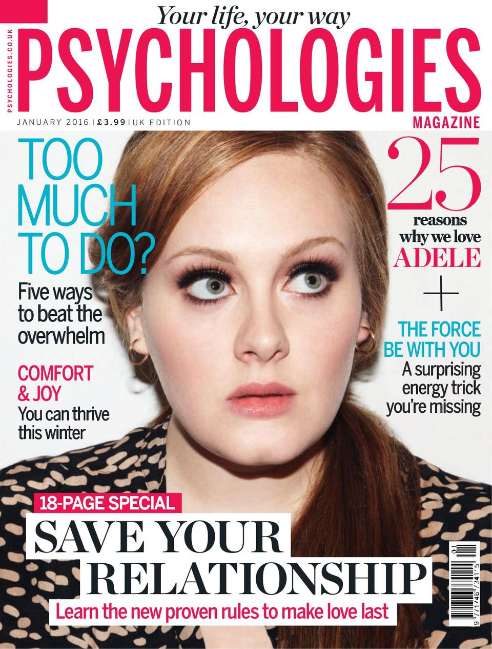 Psychologies UK-January 2016 Magazine - Get your Digital Subscription