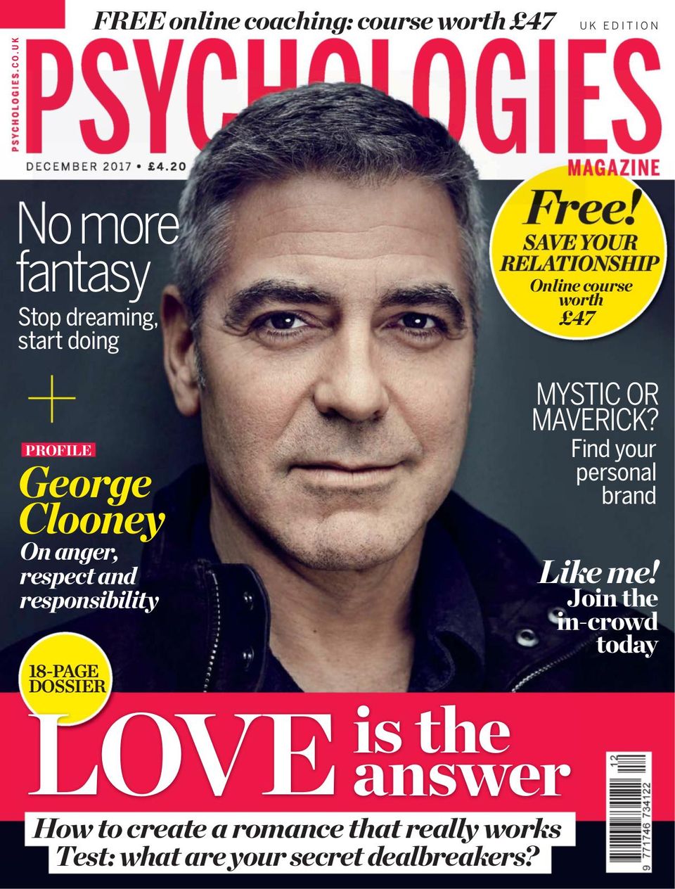 Get digital access to Psychologies UK - December 2017 issue | Magzter.com