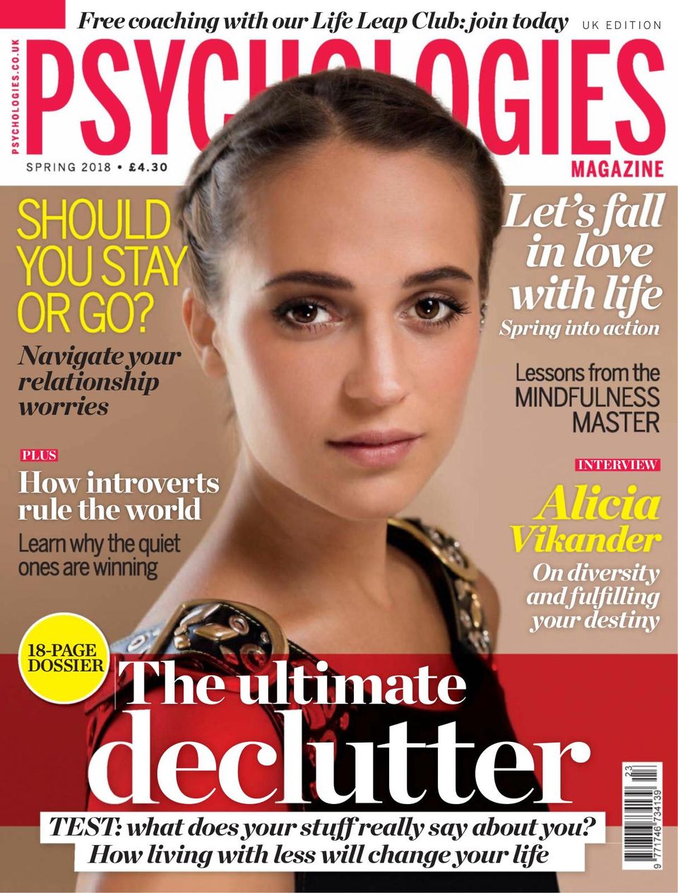 Get digital access to Psychologies UK - Spring 2018 issue | Magzter.com