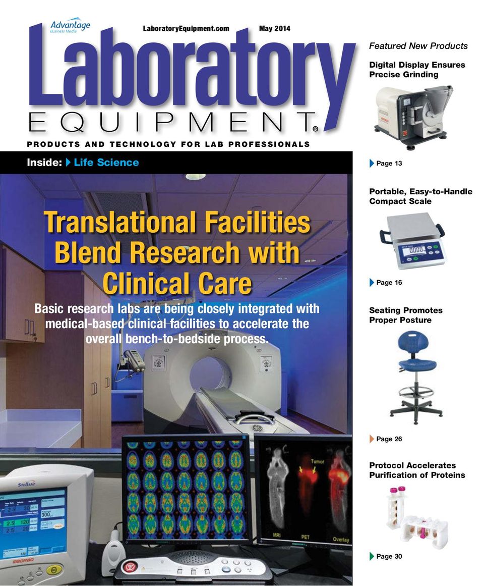Laboratory Equipment-May 2014 Magazine - Get your Digital Subscription