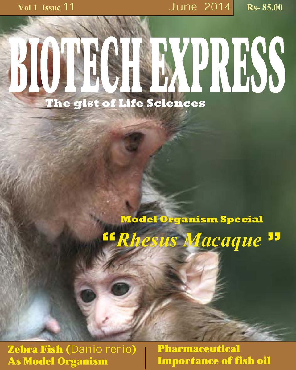 Biotech Express-June 2014 Magazine - Get your Digital Subscription