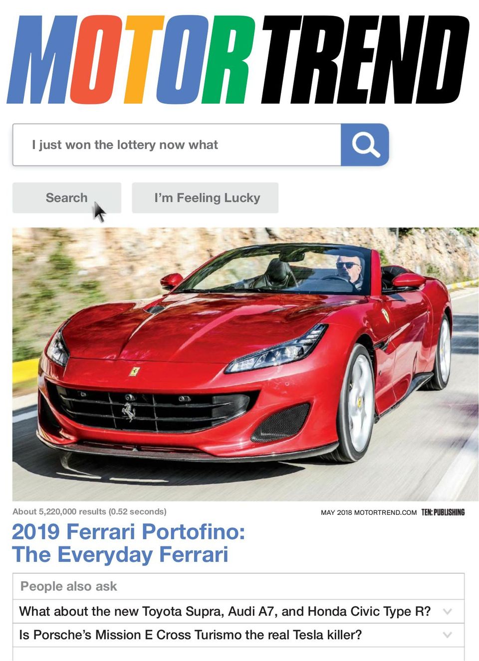 Motor Trend-May 2018 Magazine - Get your Digital Subscription