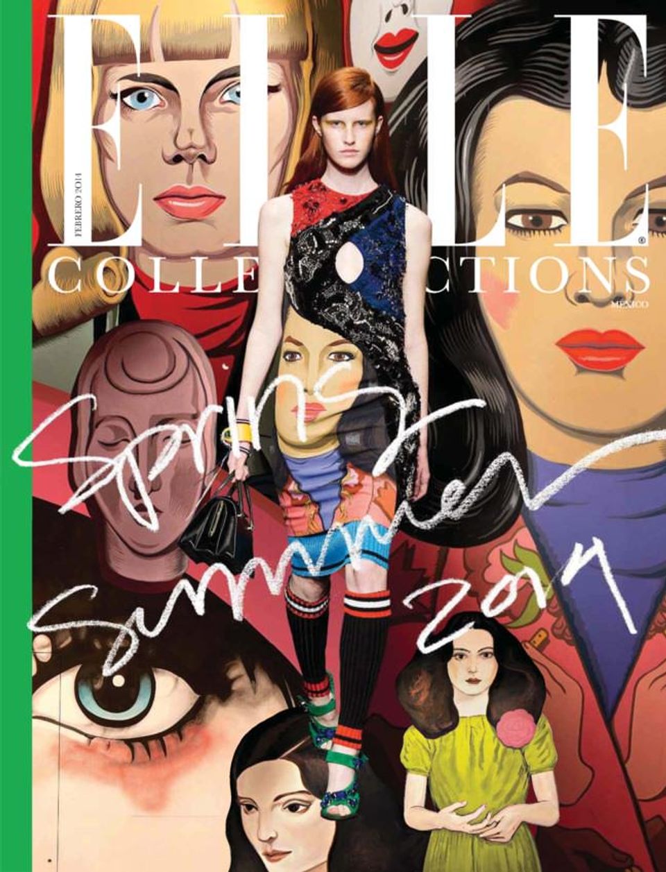 ELLE COLLECTIONS MEXICO-Febrero 2014 - Spring Summer 2014 Magazine