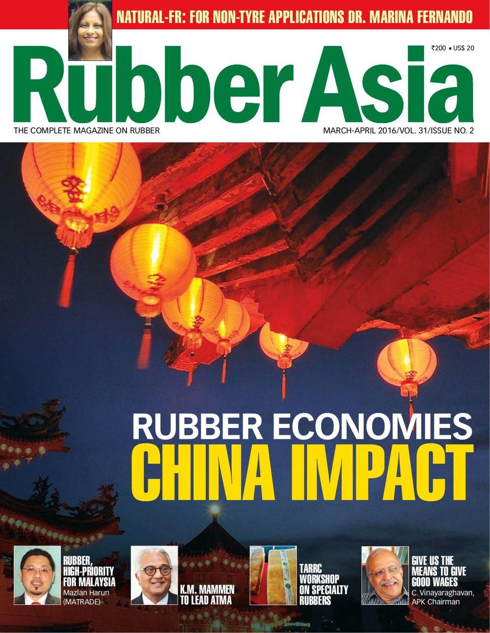 Get digital access to Rubber Asia - March - April, 2016 issue | Magzter.com