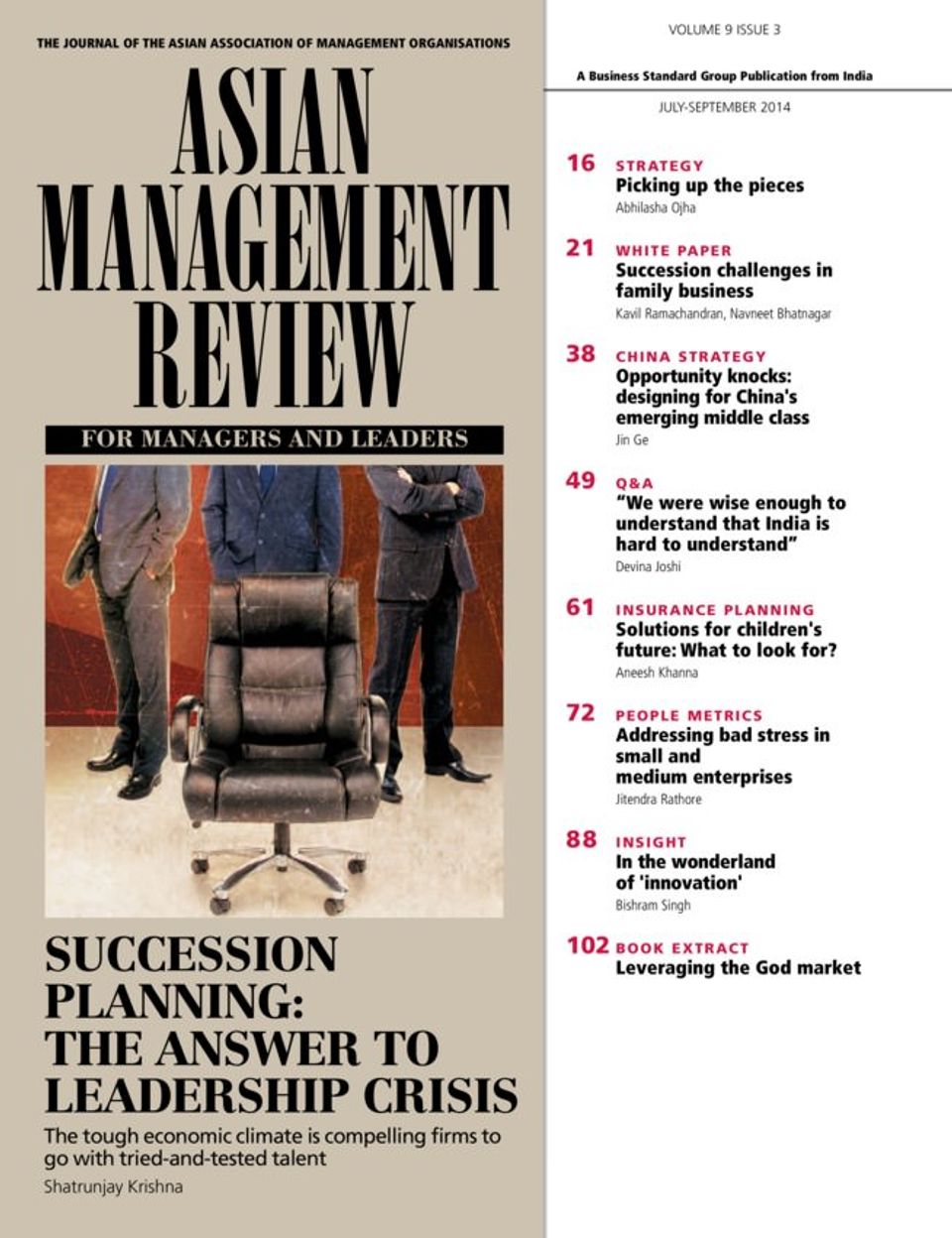 Get digital access to Asian Management Review Magazine | Magzter.com