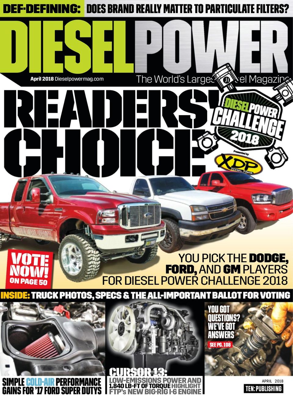 Diesel Power-April 2018 Magazine - Get your Digital Subscription