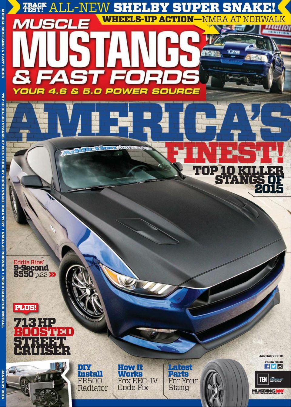 Muscle Mustangs & Fast Fords-January 2016 Magazine