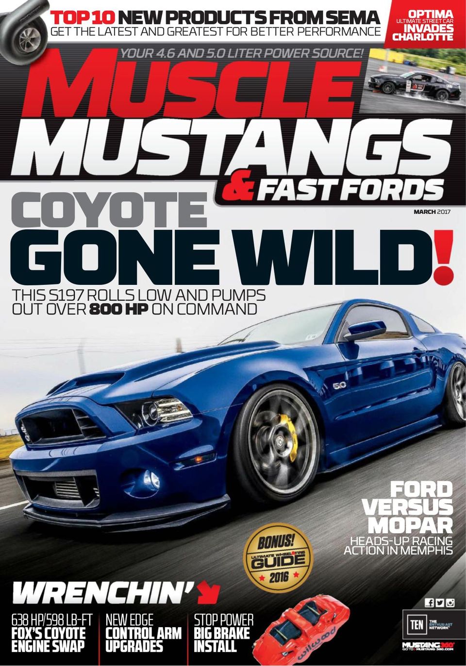 Muscle Mustangs & Fast Fords-March 2017 Magazine
