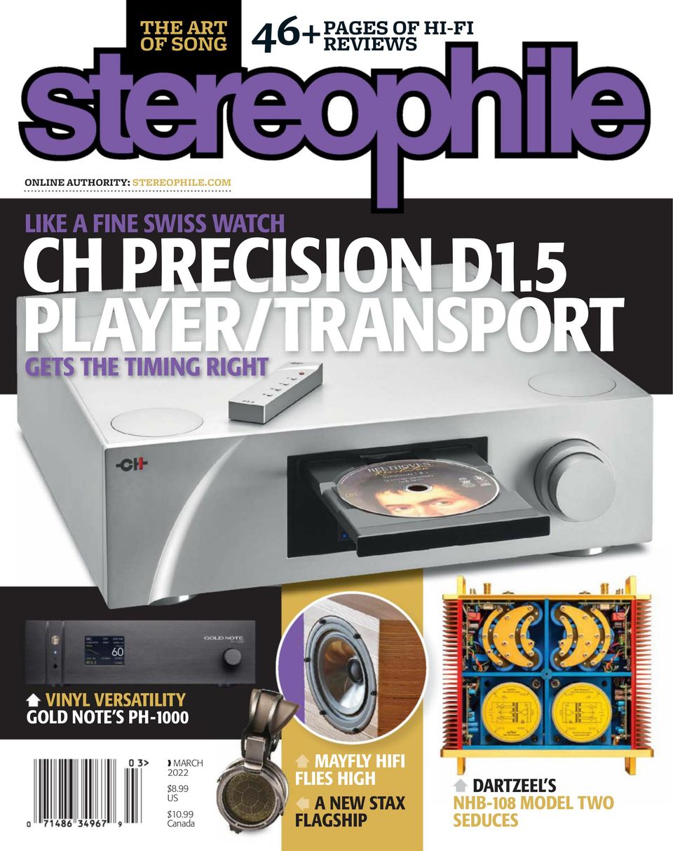 Stereophile-March 2022 Magazine - Get your Digital Subscription