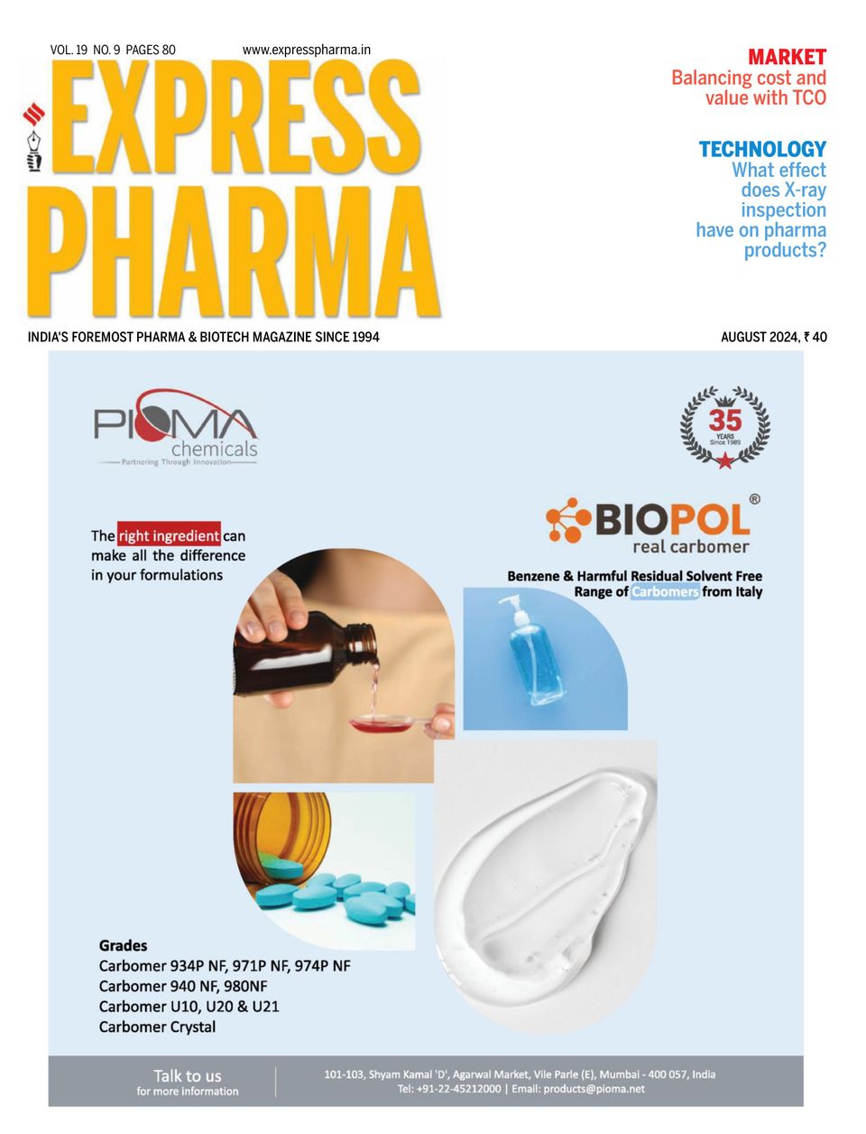 Express Pharma Magazine - Get your Digital Subscription