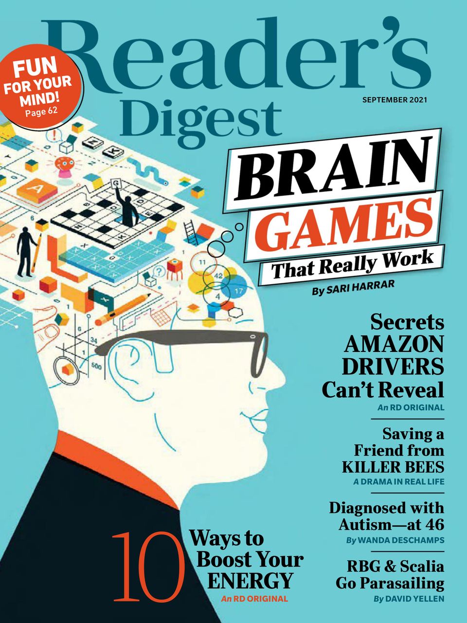 Reader's Digest US-September 2021 Magazine - Get your Digital Subscription