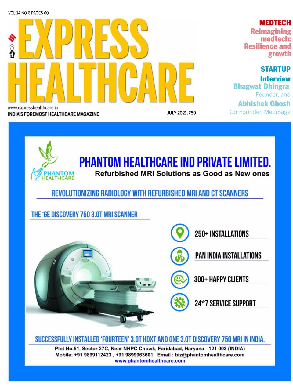Express Healthcare-July 2021 Magazine - Get your Digital Subscription