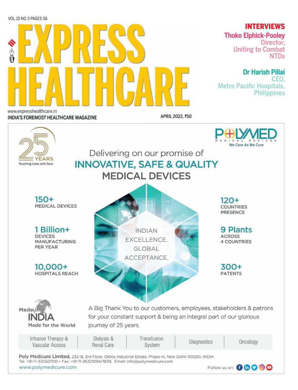 Express Healthcare-April 2022 Magazine - Get your Digital Subscription