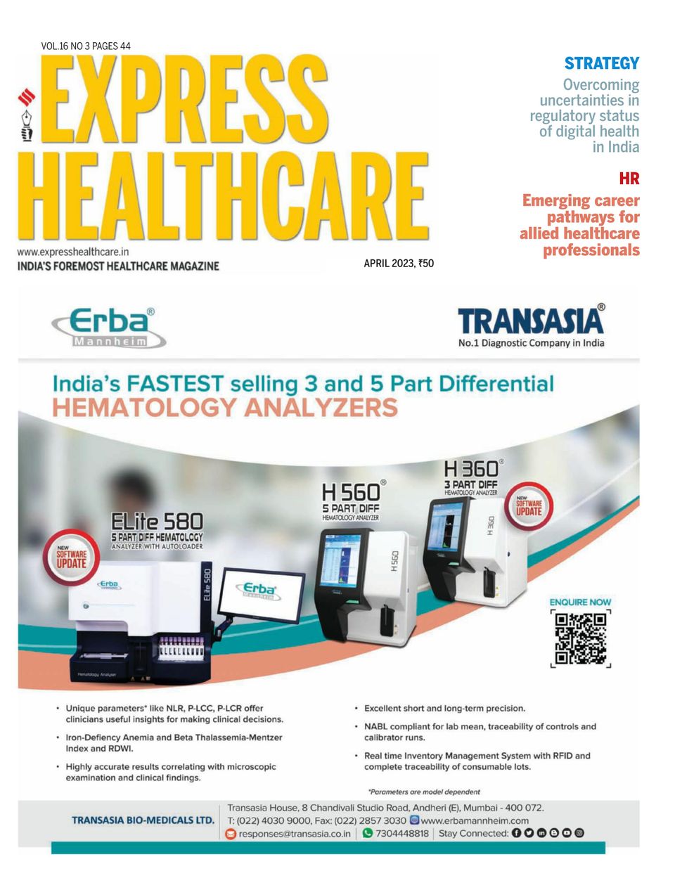Express Healthcare-April 2023 Magazine - Get your Digital Subscription