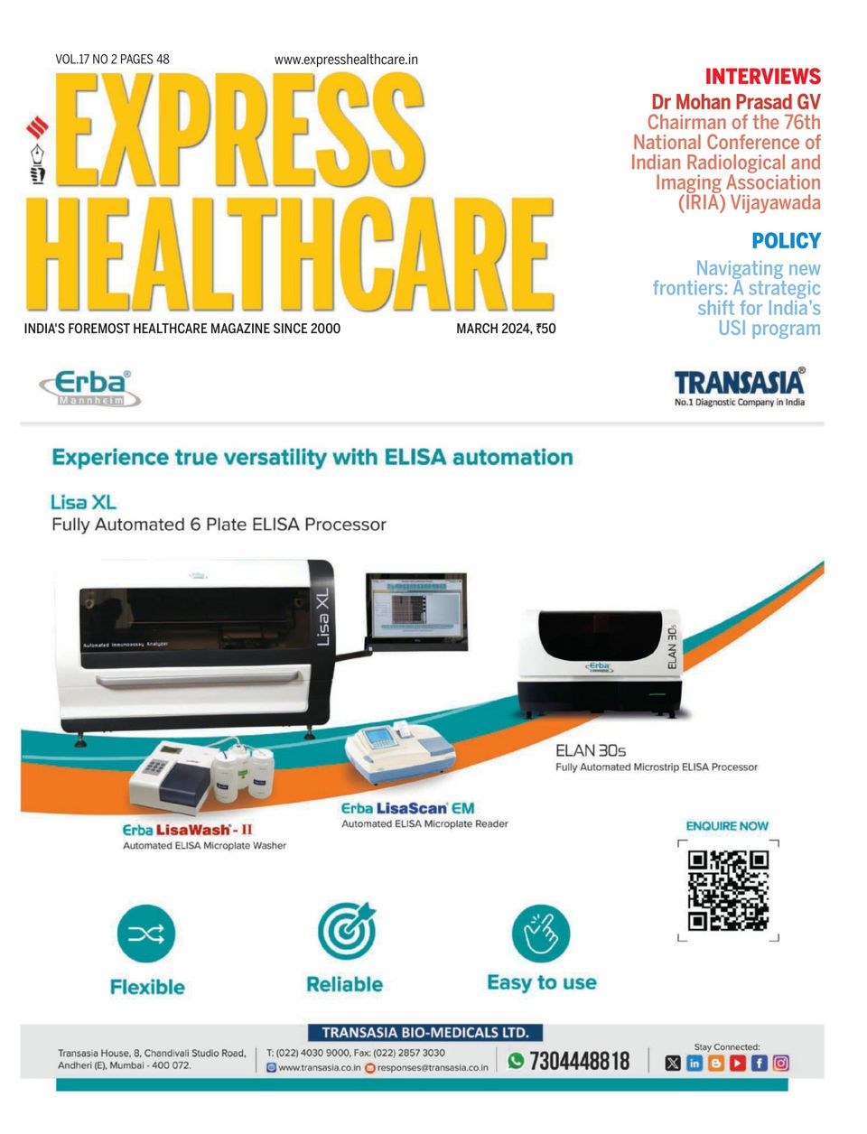 Express Healthcare Magazine - Get your Digital Subscription