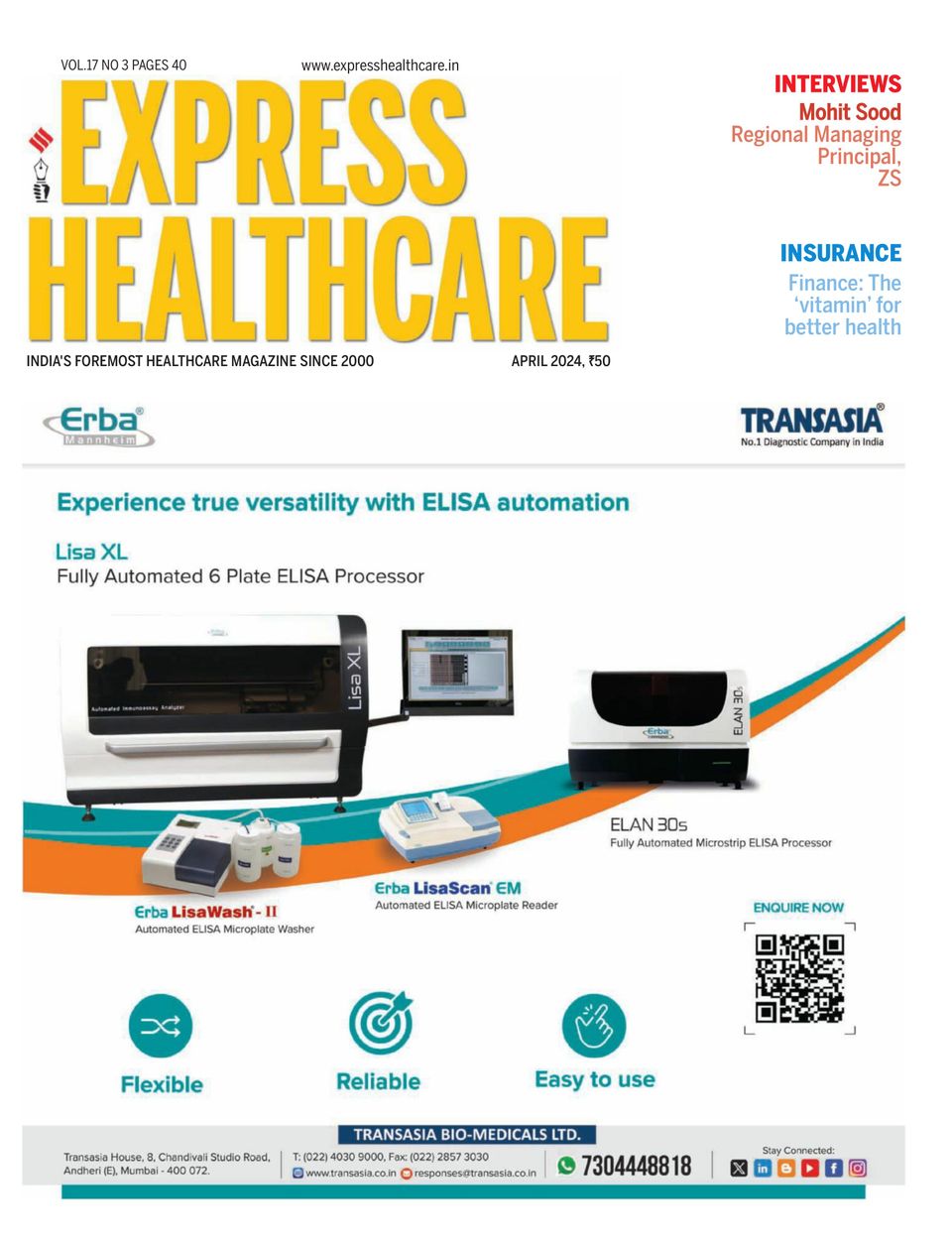Express Healthcare Magazine - Get your Digital Subscription