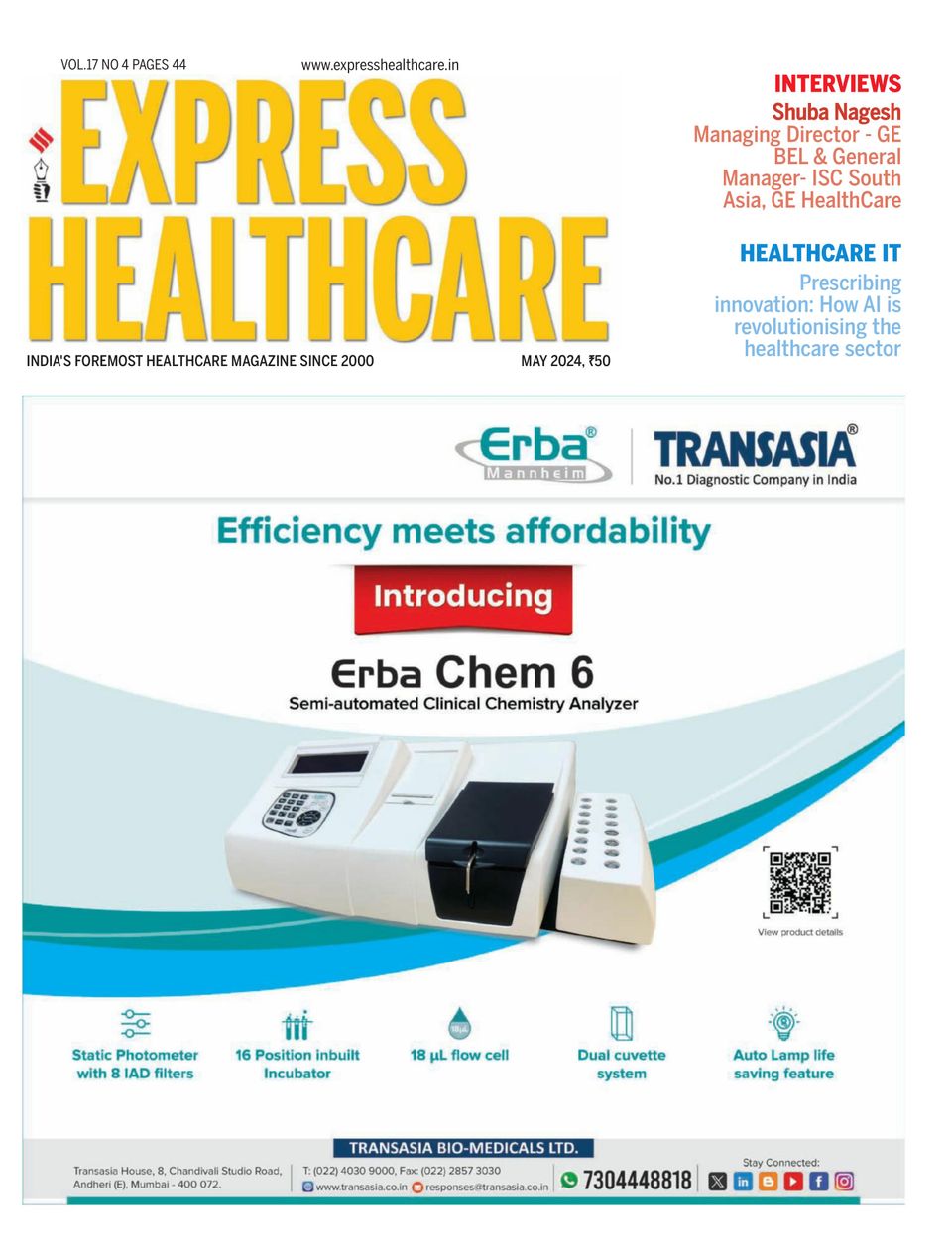 Express Healthcare Magazine - Get your Digital Subscription