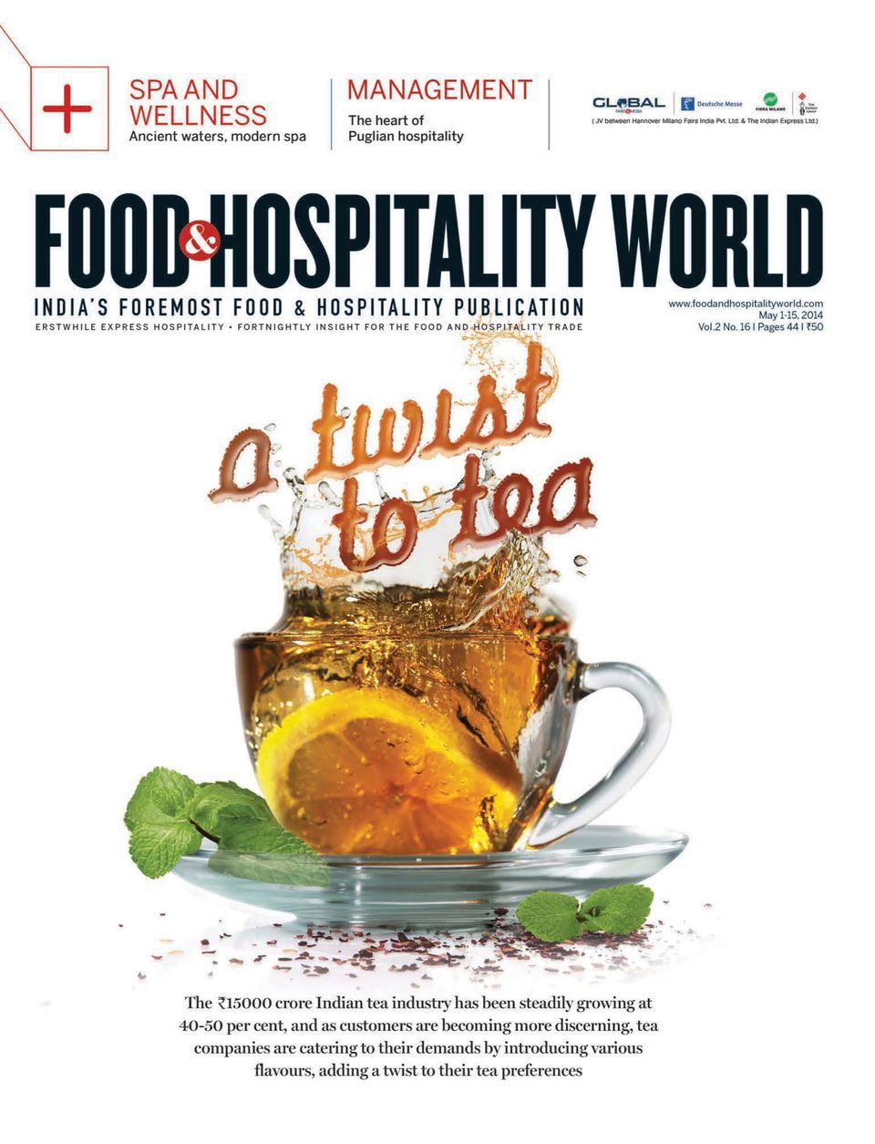 AsiaSpa Magazine-May 1-15, 2014 Magazine - Get your Digital Subscription