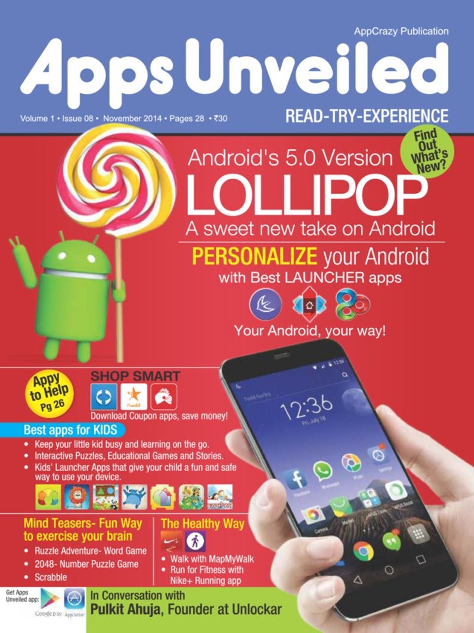 Get digital access to Apps Unveiled - November 2014 issue | Magzter.com