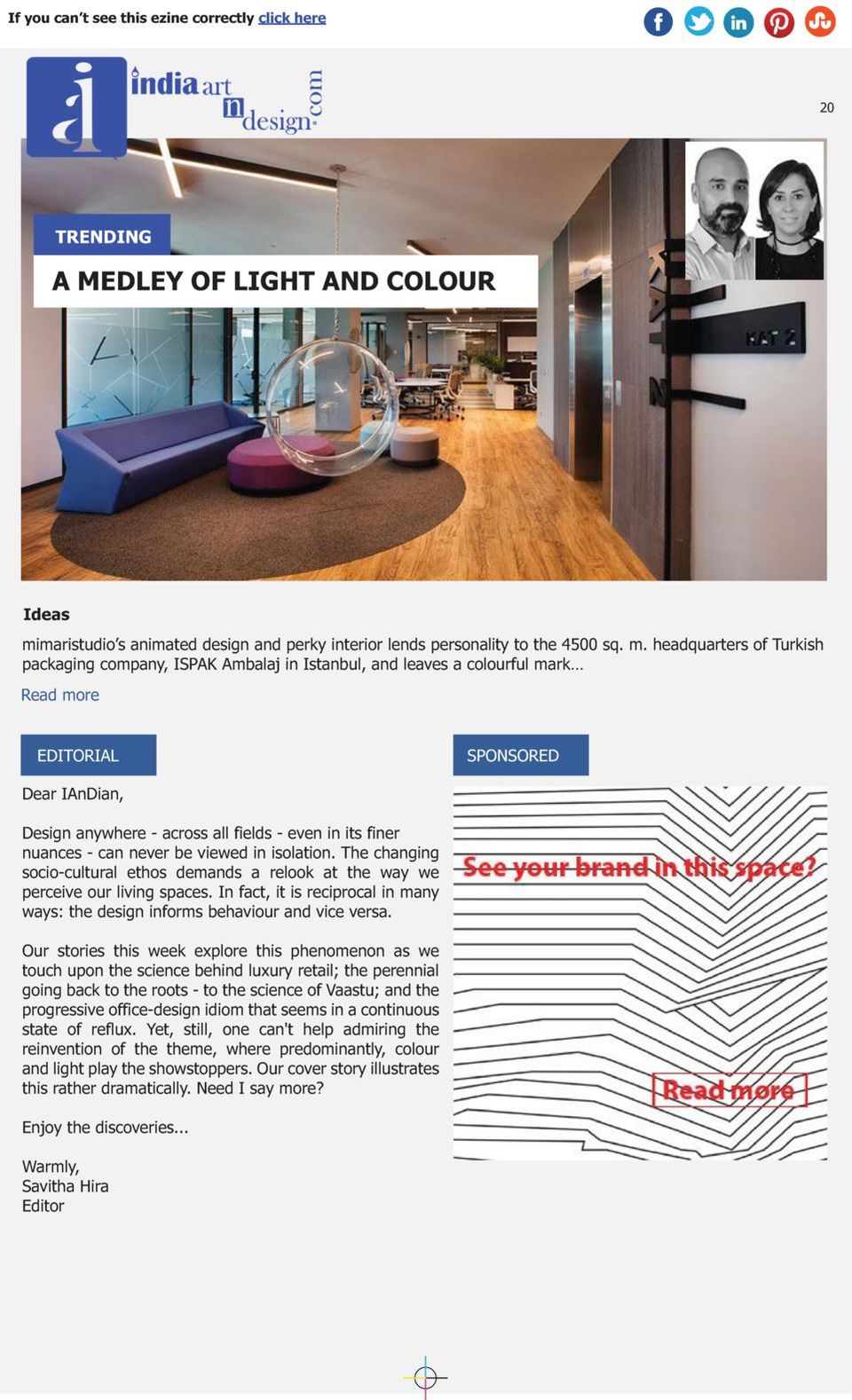 India Art n Design-Vol VIII issue 20 - Multi facets are integral to ...