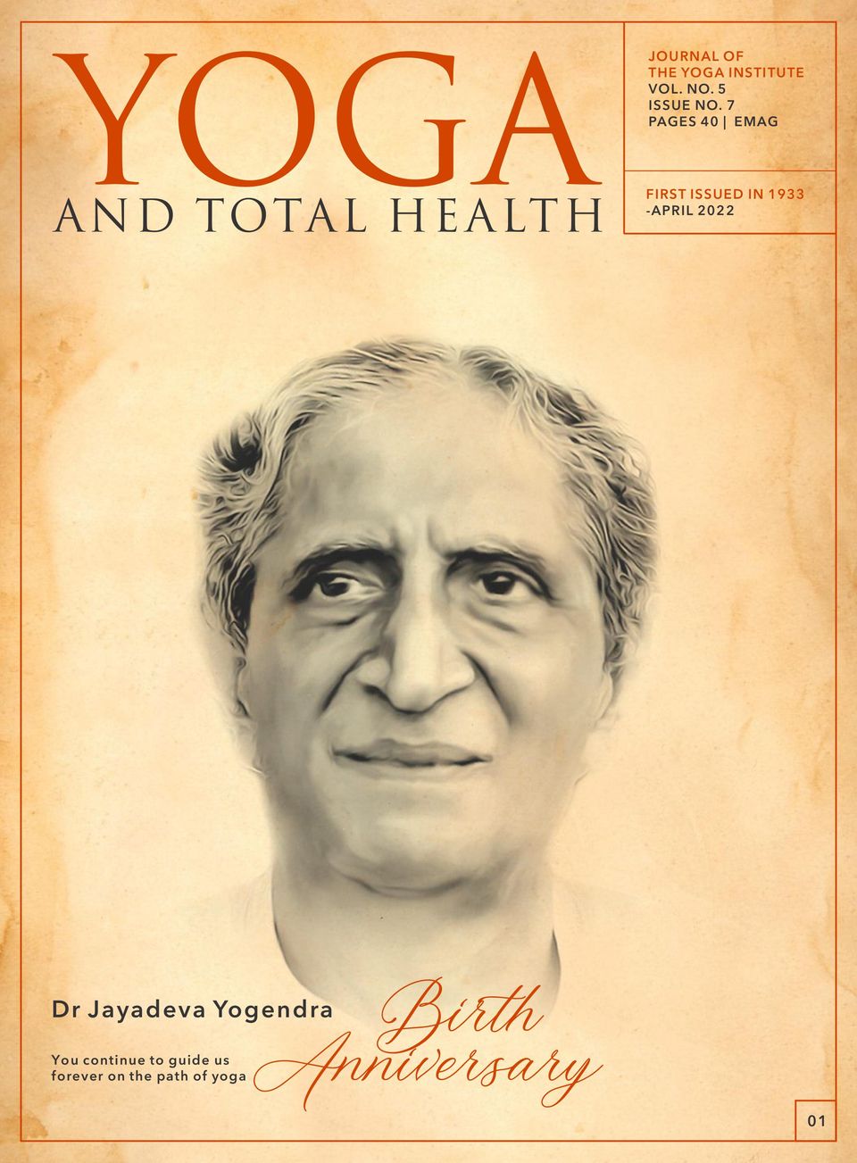 Yoga and Total Health Magazine - Get your Digital Subscription