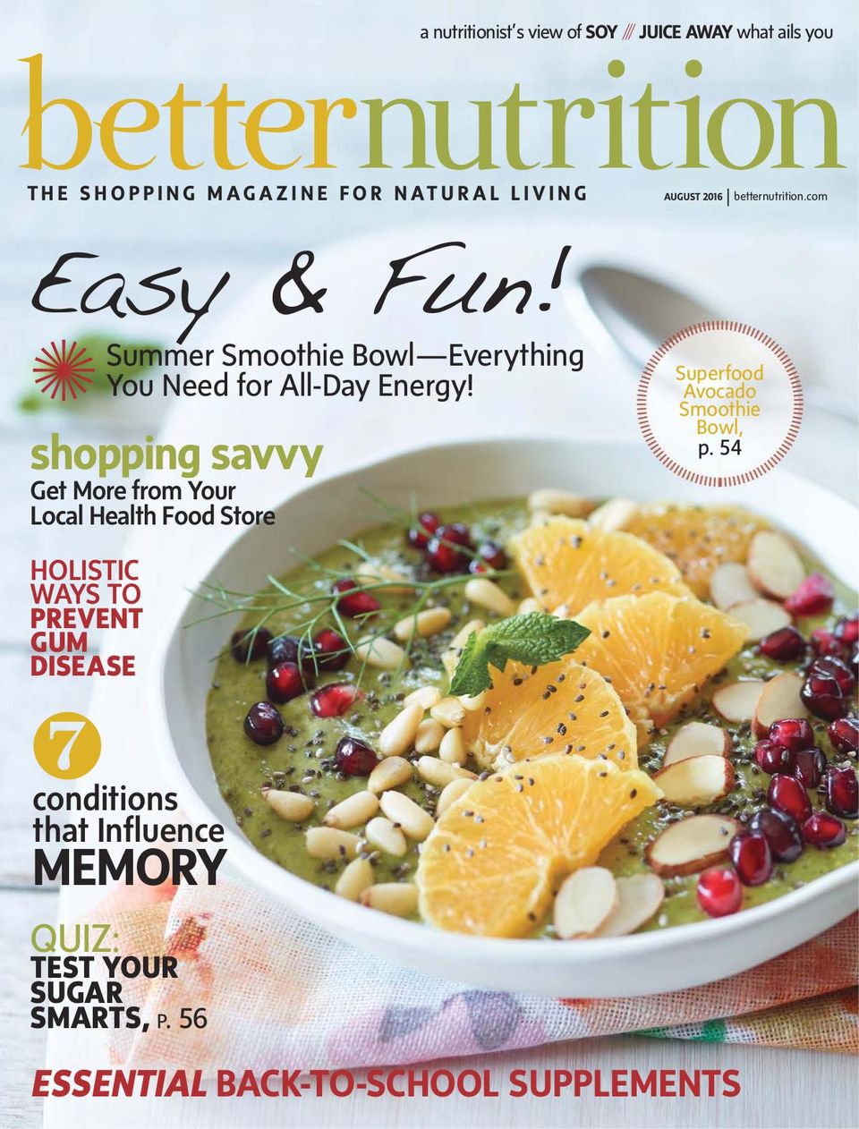 Nutrition Magazine Covers