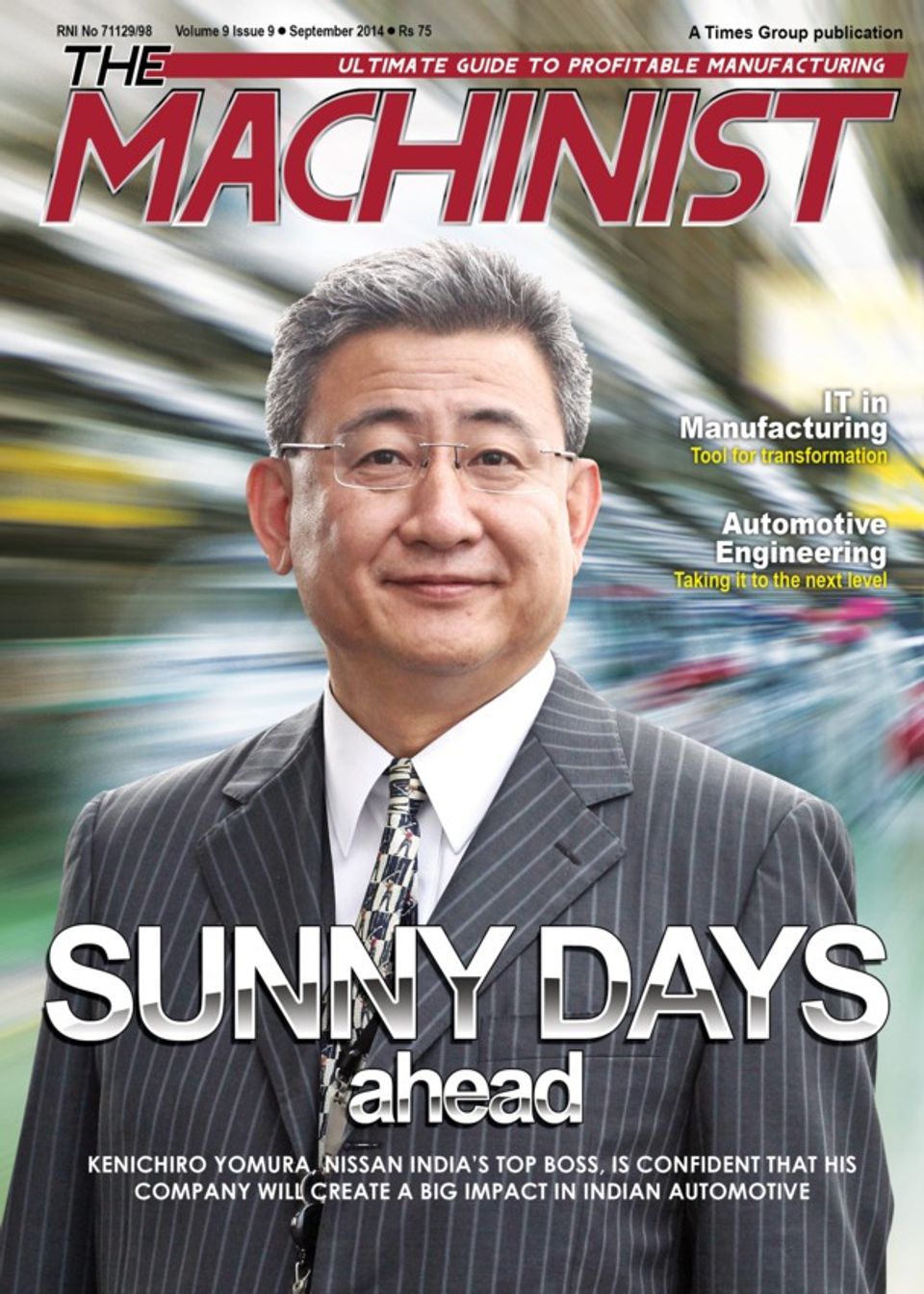 Get digital access to The Machinist - September 2014 issue | Magzter.com