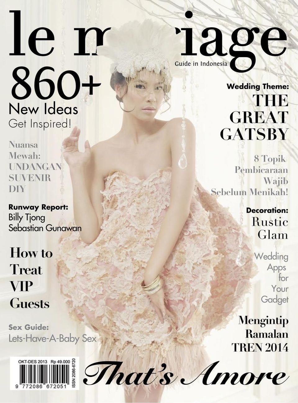 Get digital access to LE MARIAGE - October - December 2013 issue ...