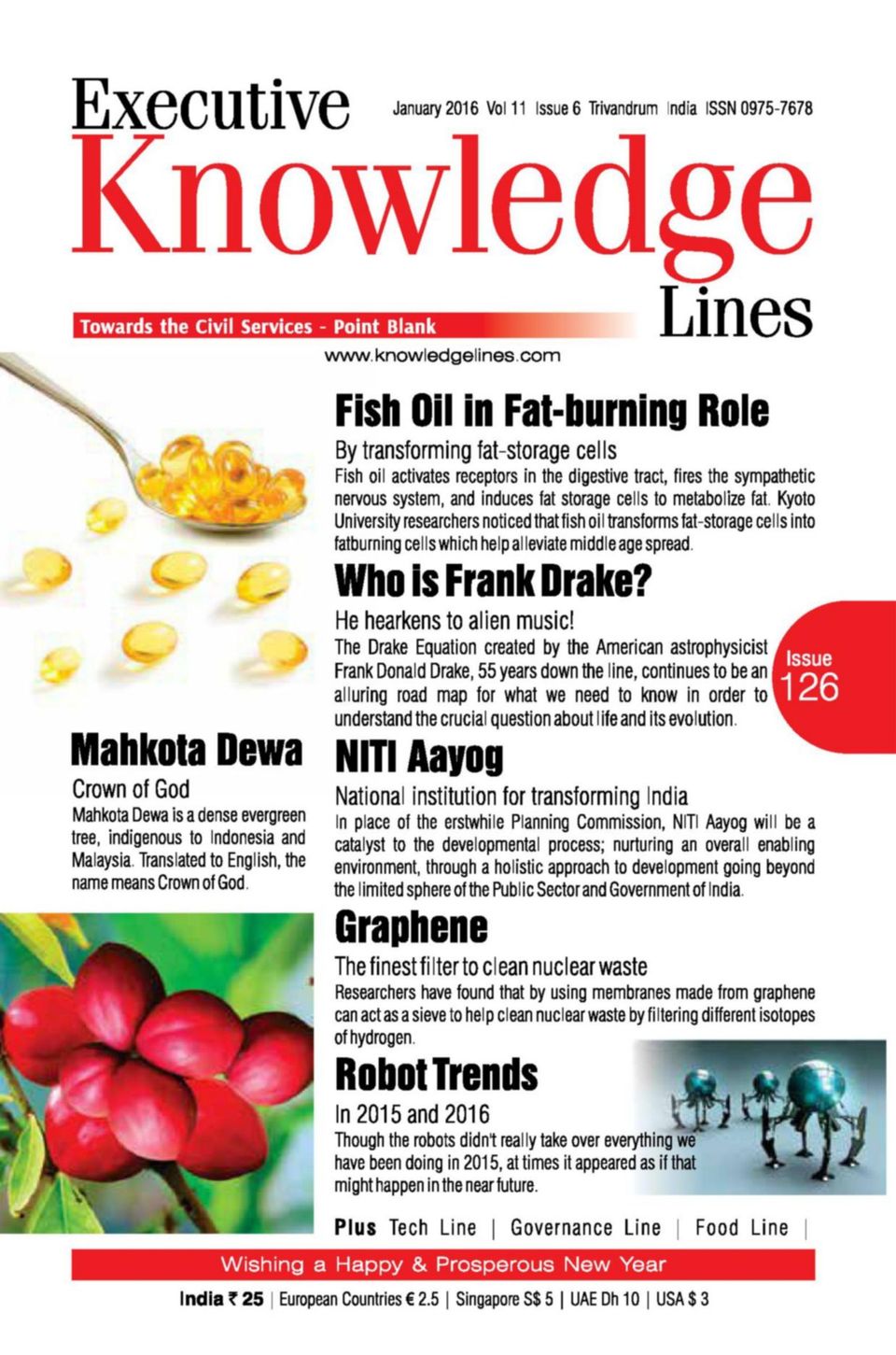 Executive Knowledge Lines-January 2016 Magazine