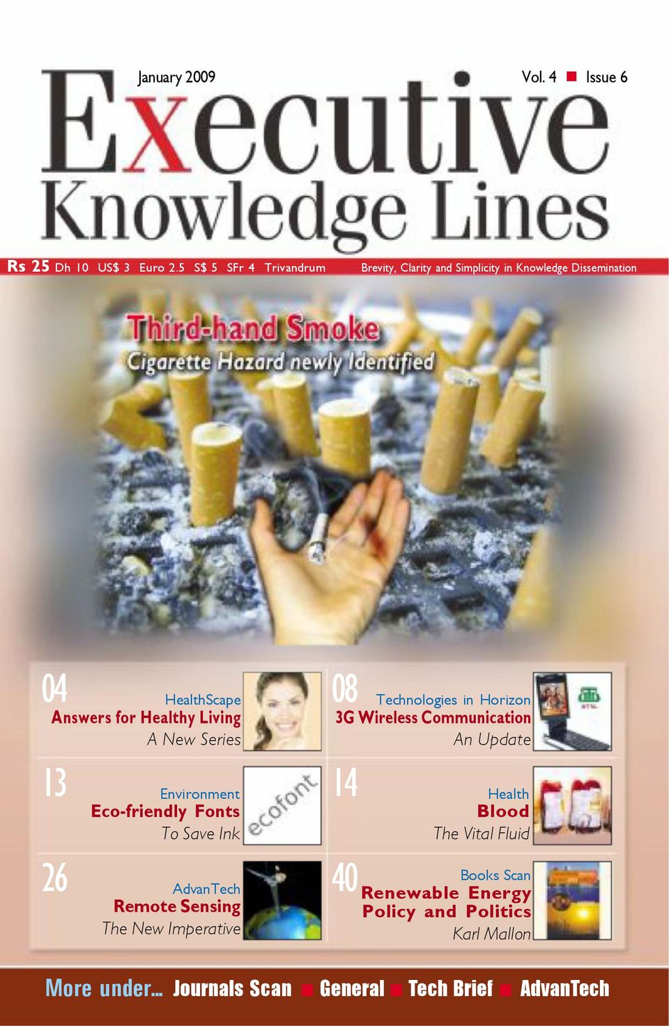 Executive Knowledge Lines-January 2009 Magazine