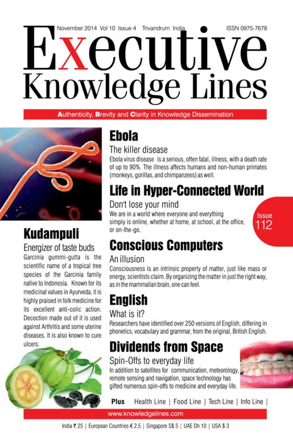 Executive Knowledge Lines-November 2014 Magazine