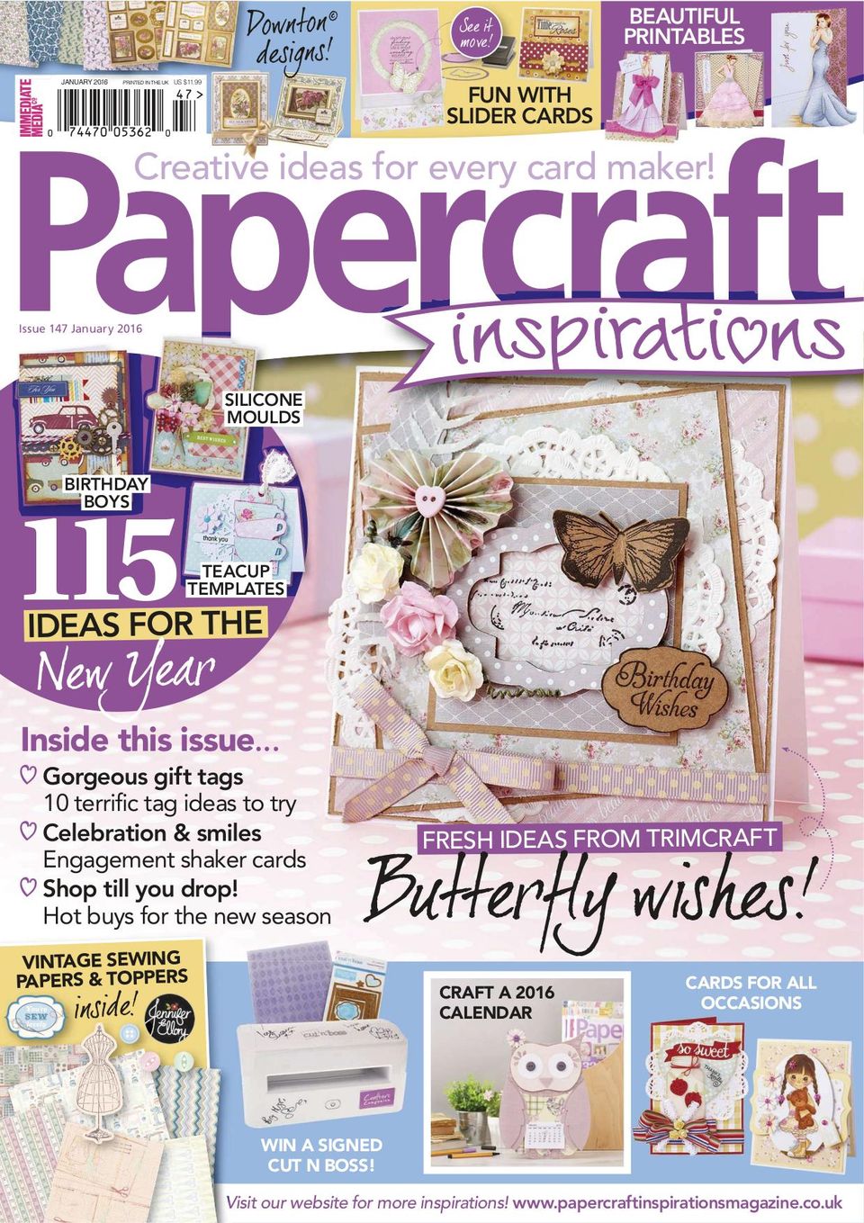 Papercraft Inspirations-January 2016 Magazine