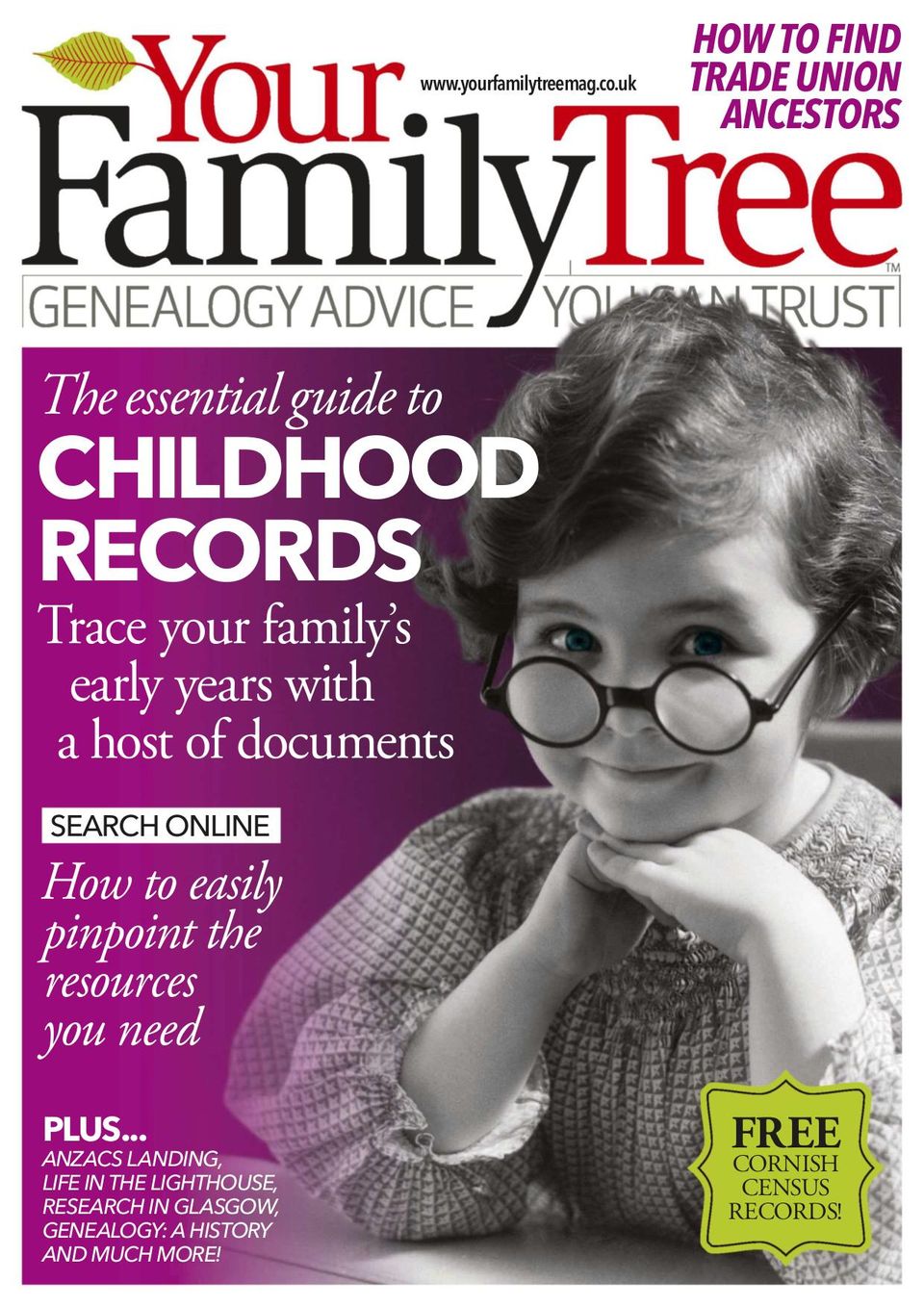 Your Family History-April 2015 Magazine - Get your Digital Subscription
