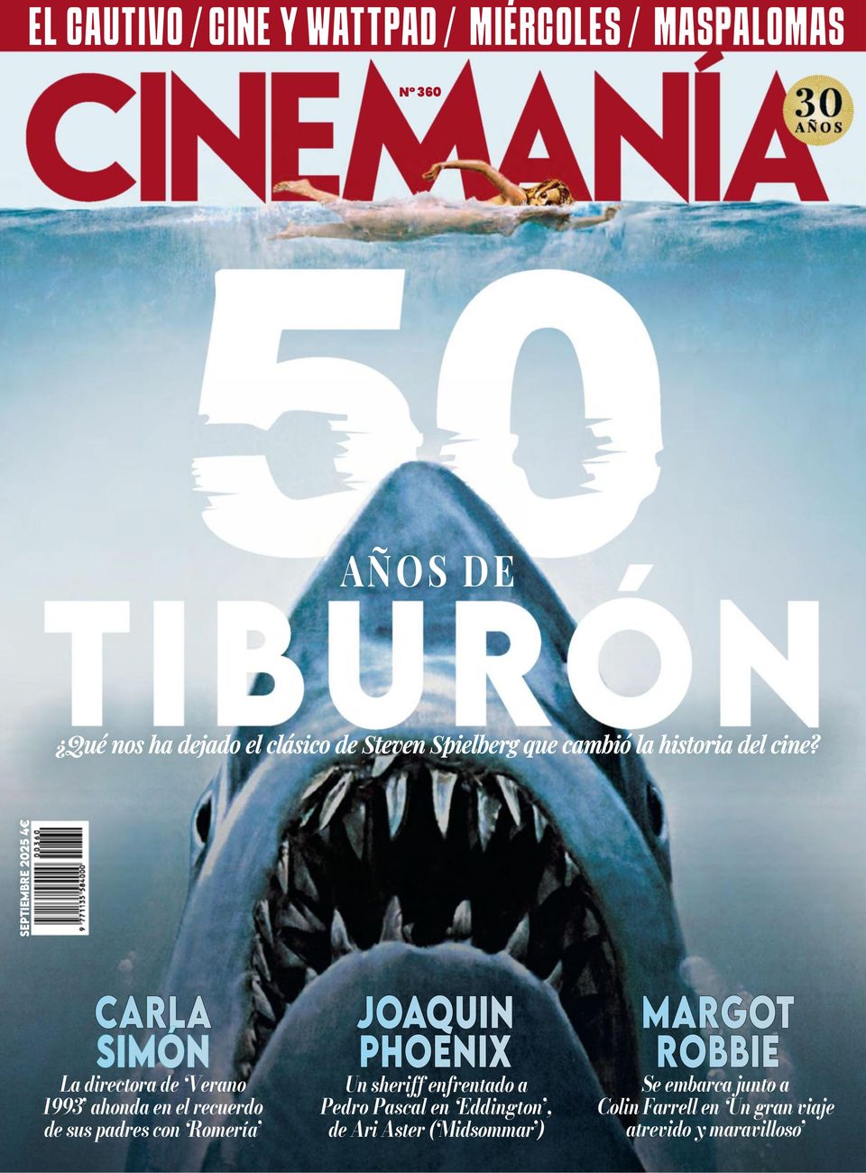Obtenga acceso digital al número CINEMANIA - Septiembre 2025 | Magzter.com