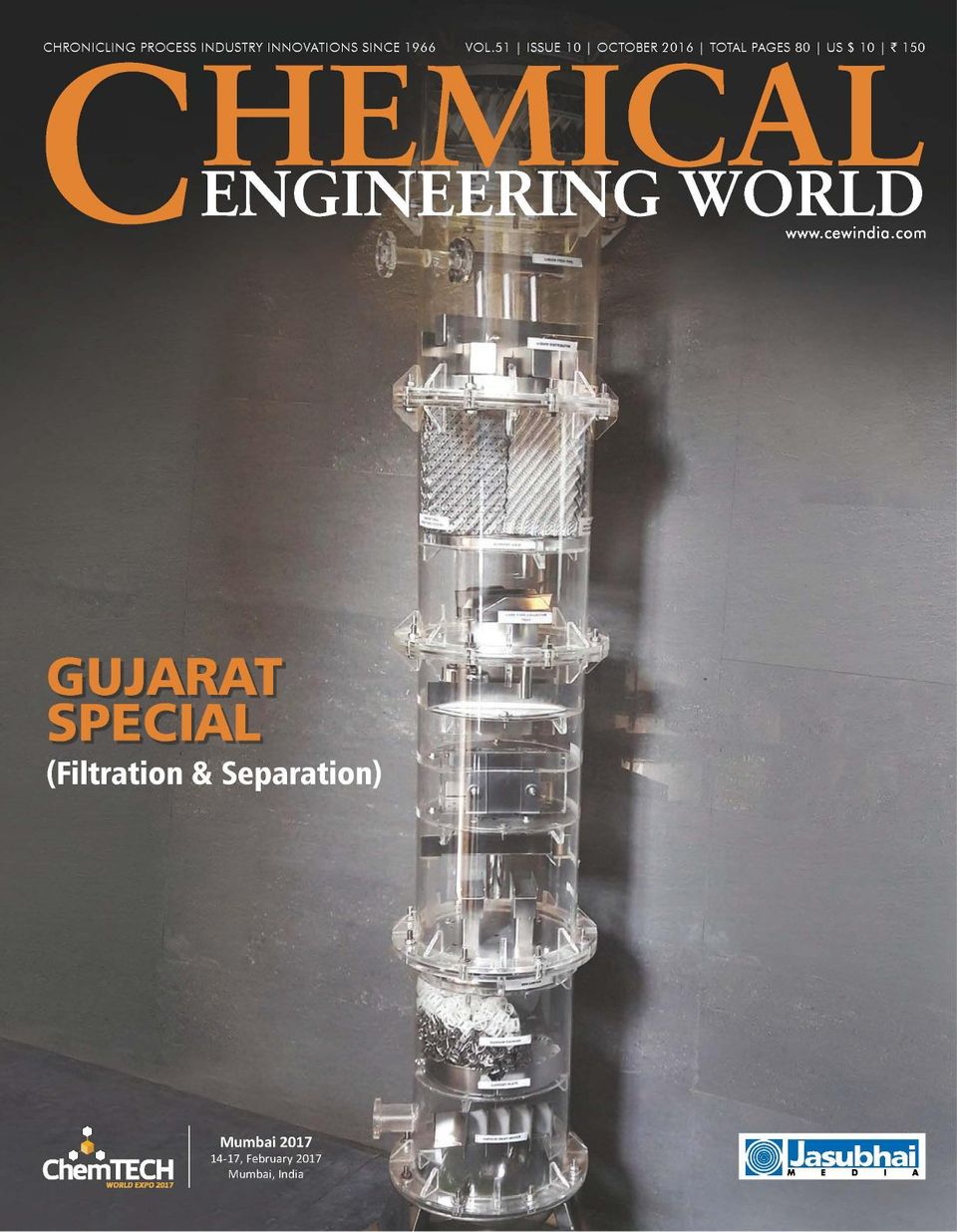 Get digital access to Chemical Engineering World - October 2016 issue ...