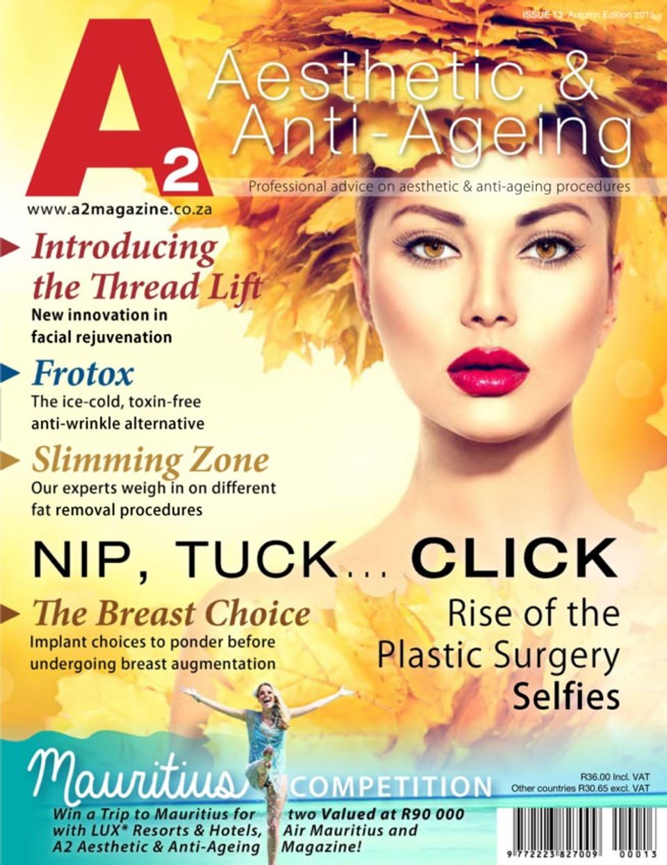 A2 Aesthetic and Anti-Ageing Magazine-Autumn 2015 - Issue 13 Magazine