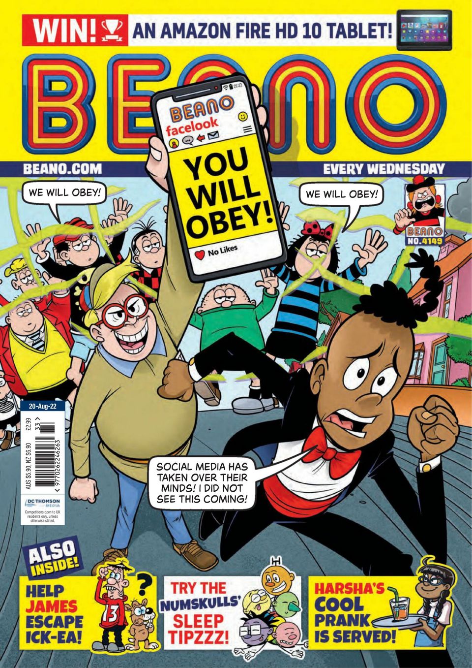 Get digital access to The Beano - August 20, 2022 issue | Magzter.com