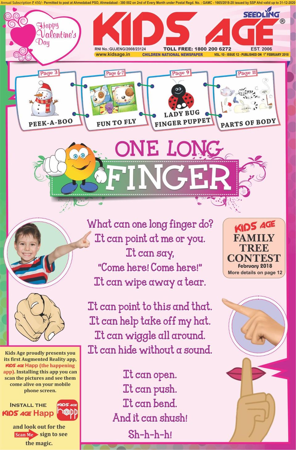 Get digital access to Kids Age - February 2018 issue | Magzter.com