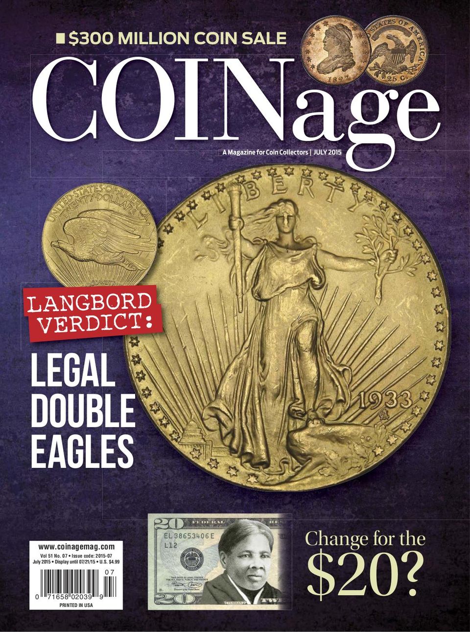 Get digital access to COINage Magazine - July 2015 issue | Magzter.com