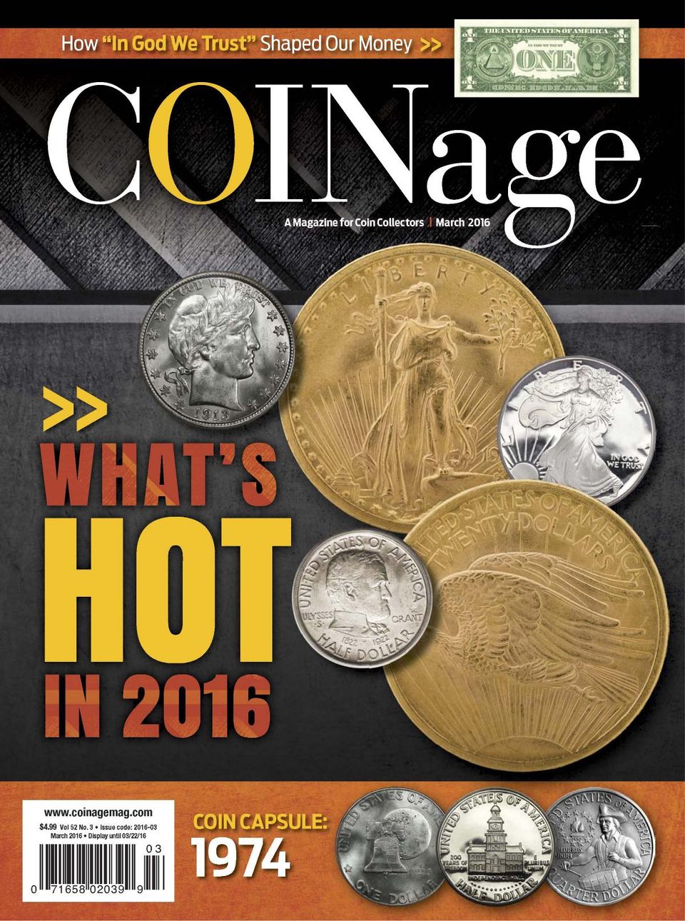 Get digital access to COINage Magazine - March 2016 issue | Magzter.com