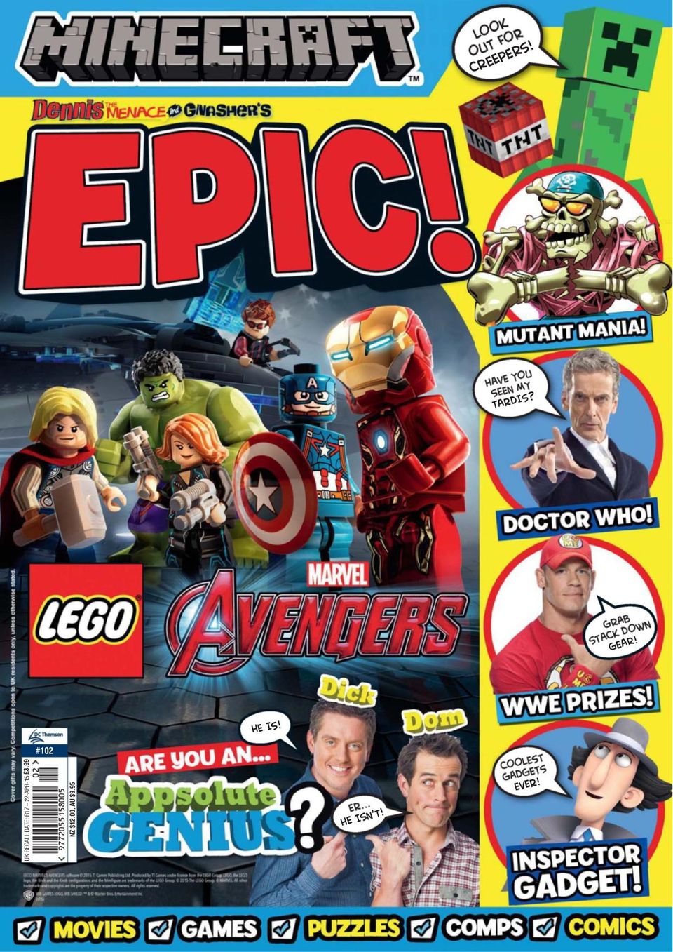 Dennis the Menace and Gnasher's Epic Magazine-Issue 102 Magazine