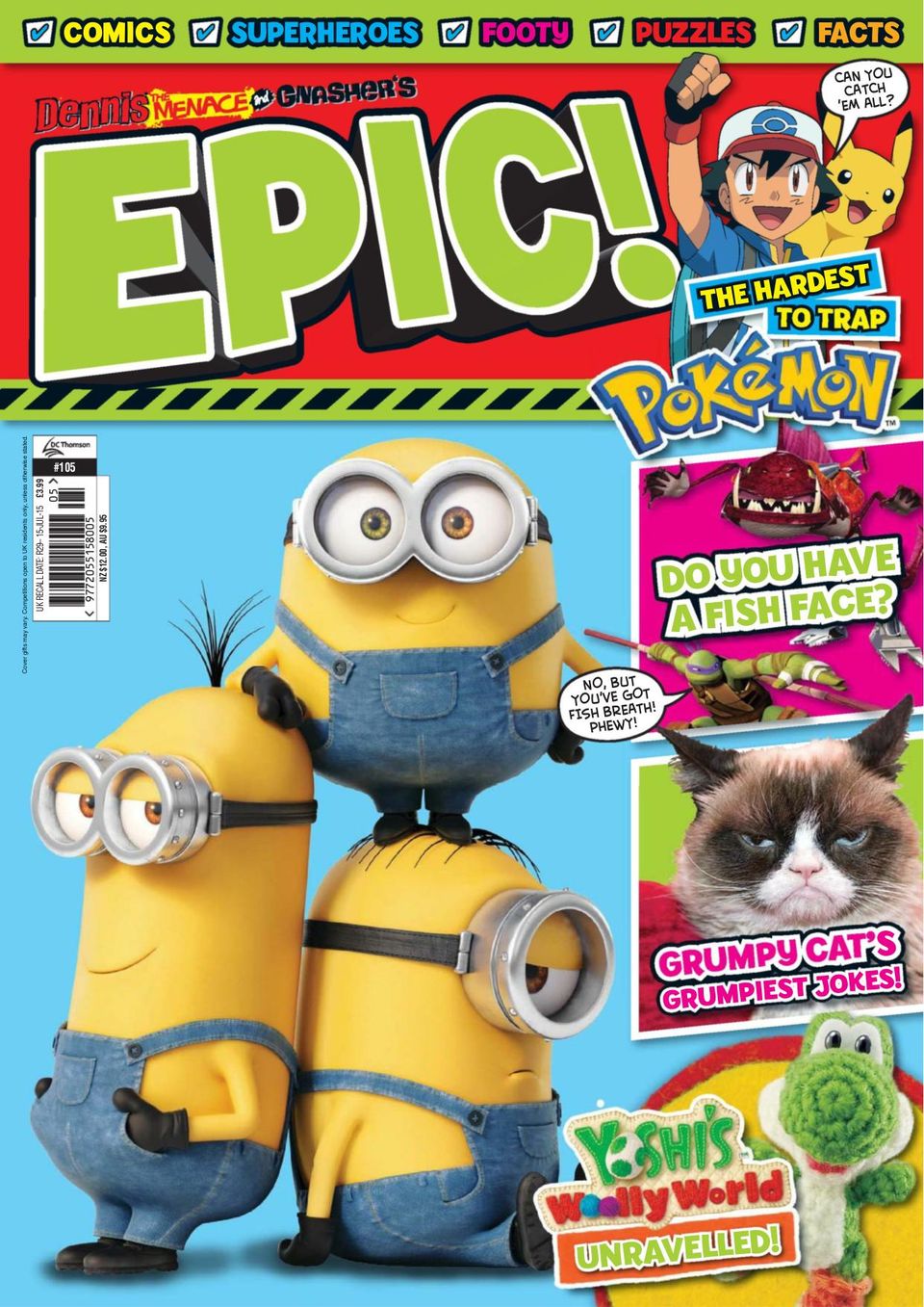 Dennis the Menace and Gnasher's Epic Magazine-Issue 105 Magazine