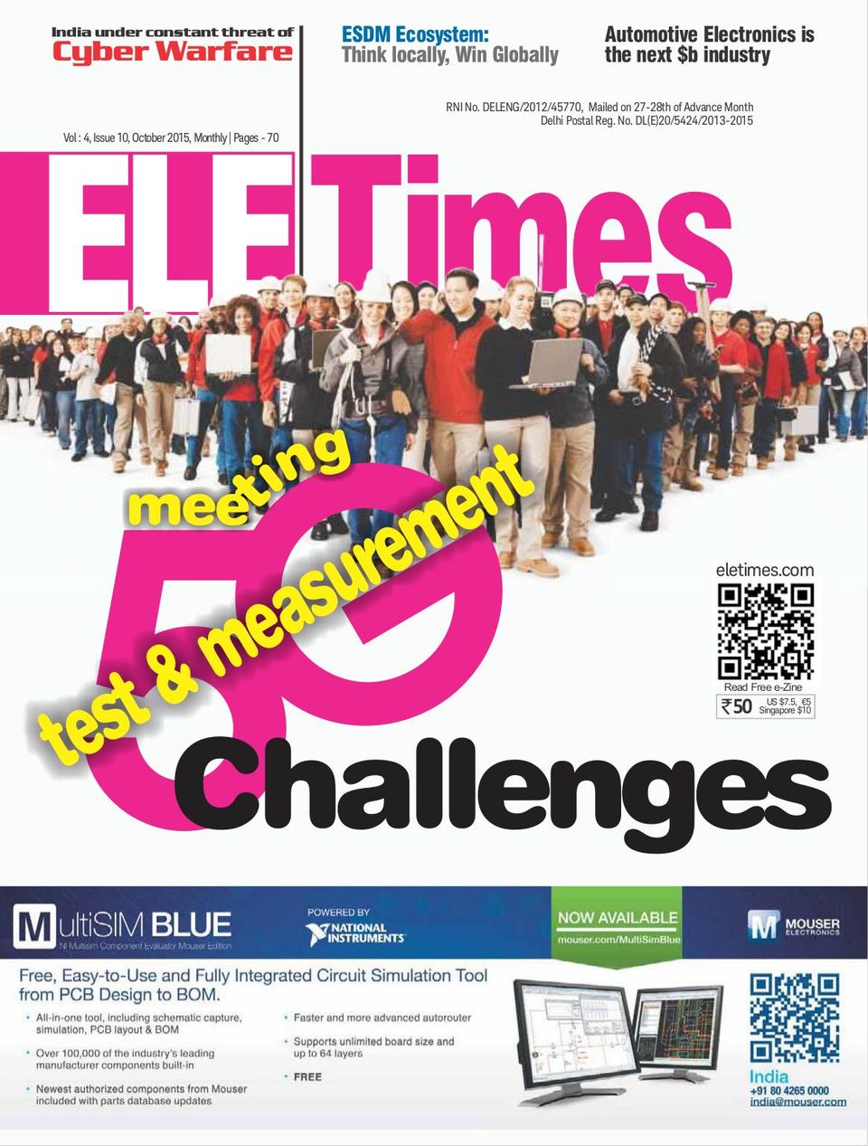ELE Times-October 2015 Magazine - Get your Digital Subscription